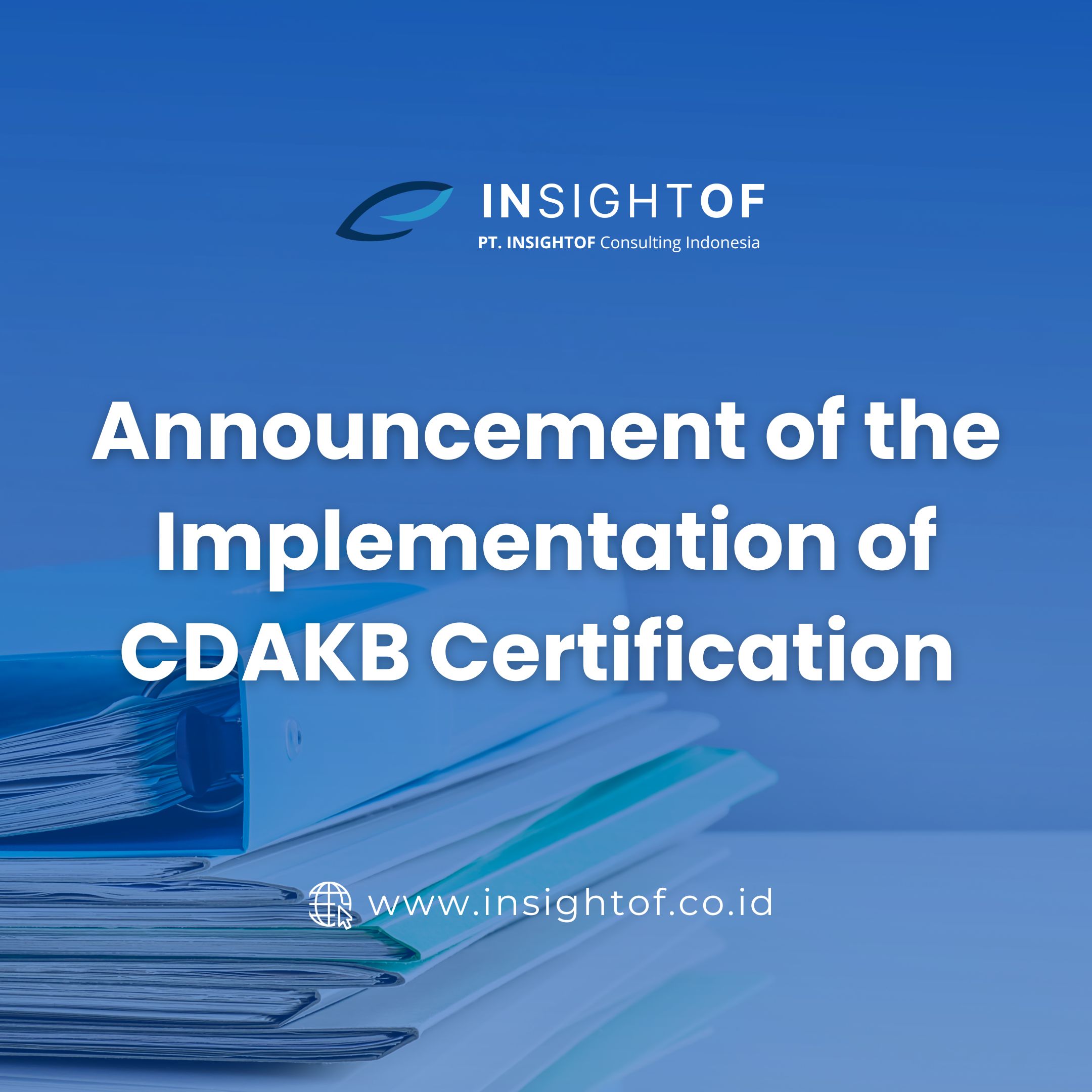 CDAKB Certification Required for Distribution Licenses - INSIGHTOF Consulting